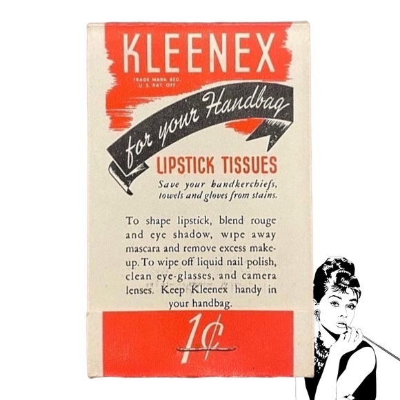 Makeup | Vintage 1931940s Baby Ruth Kleenex Advertisement Lipstick ...